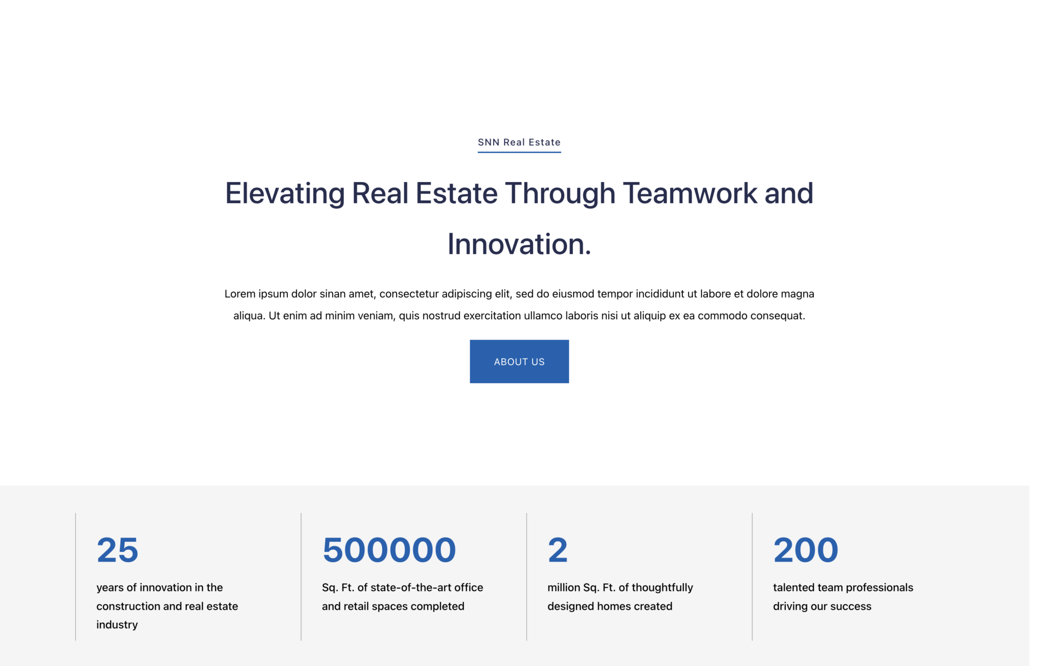 Number Counter Stats Banner | Free Bricks Builder Component | Bricks Board